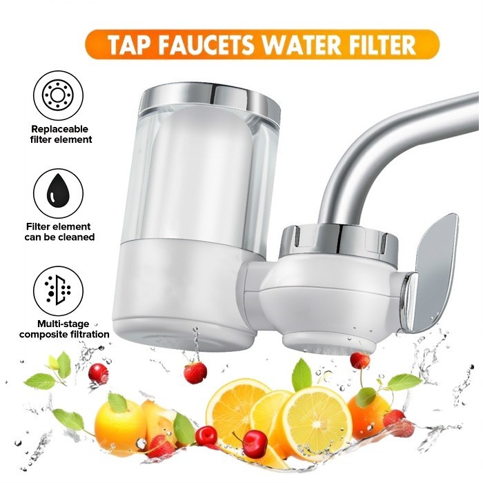 Tap Water Faucet Purifier, Clean Kitchen Faucet with Washable Ceramic ...