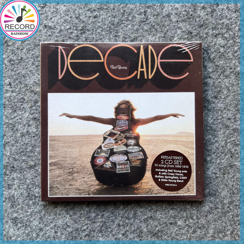 Neil Young Decade Original 2CD Album [Sealed] Brand New | Shopee Malaysia