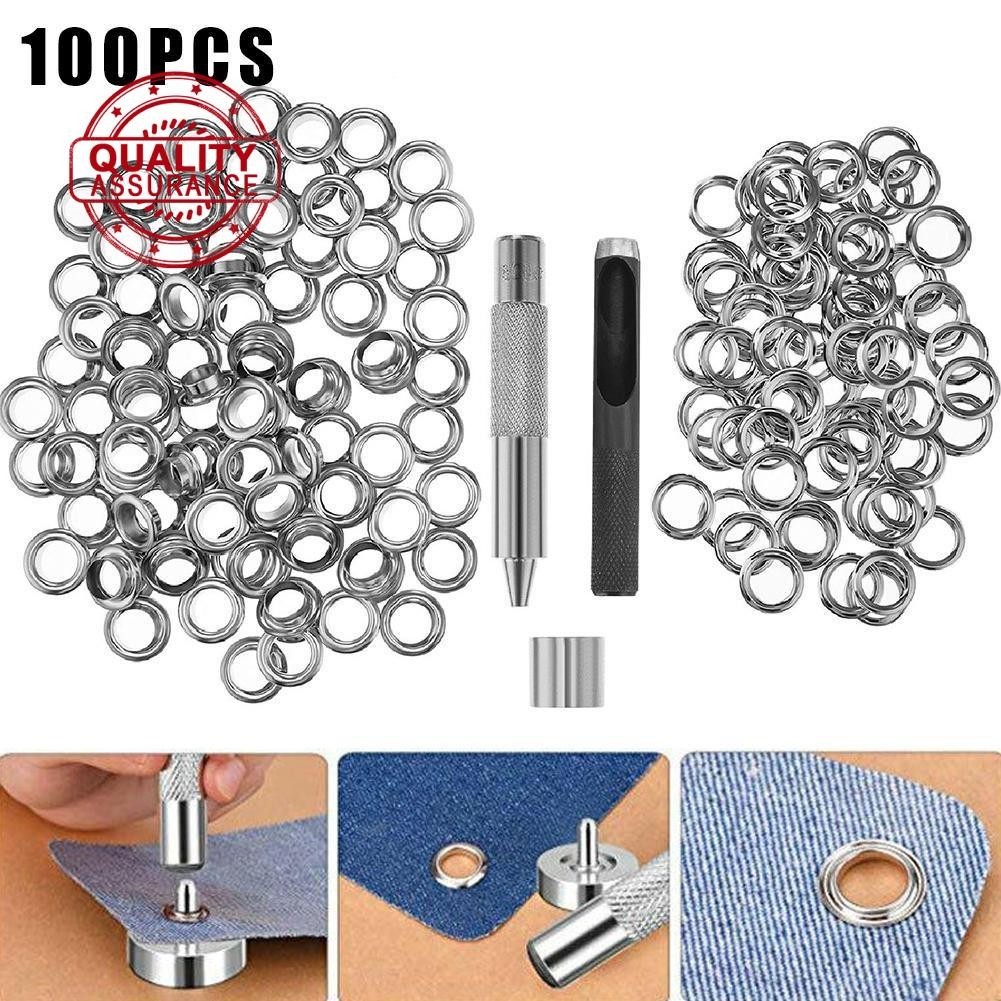 Set Eyelet Tool Set Grommet Kit Punch Grommets Hole Repair Eyelet ...
