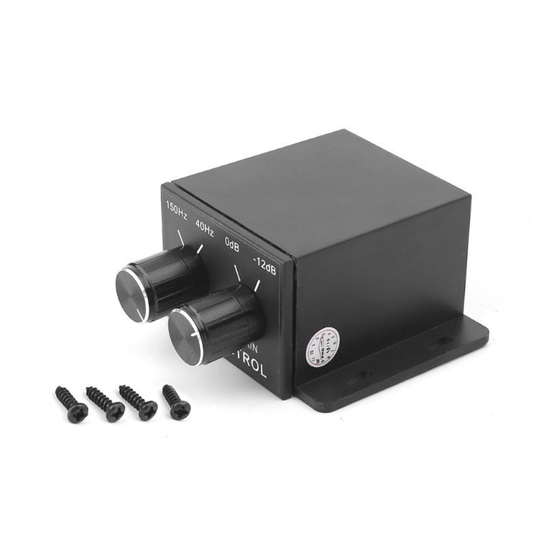Car Audio Regulator Amplifier Bass Subwoofer Equalizer Controller 4 RCA ...