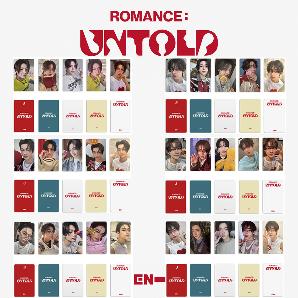 Enhypen Regular Second Series Photocard ROMANCE UNTOLD Personal ...