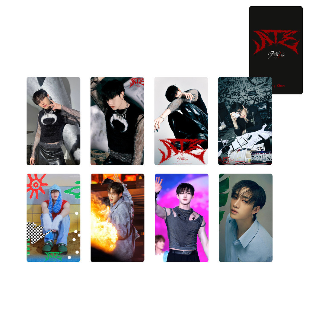 2-12pcs STRAY KIDS Lomo Cards ATE Album Bookmark 5-STAR Photocards ...