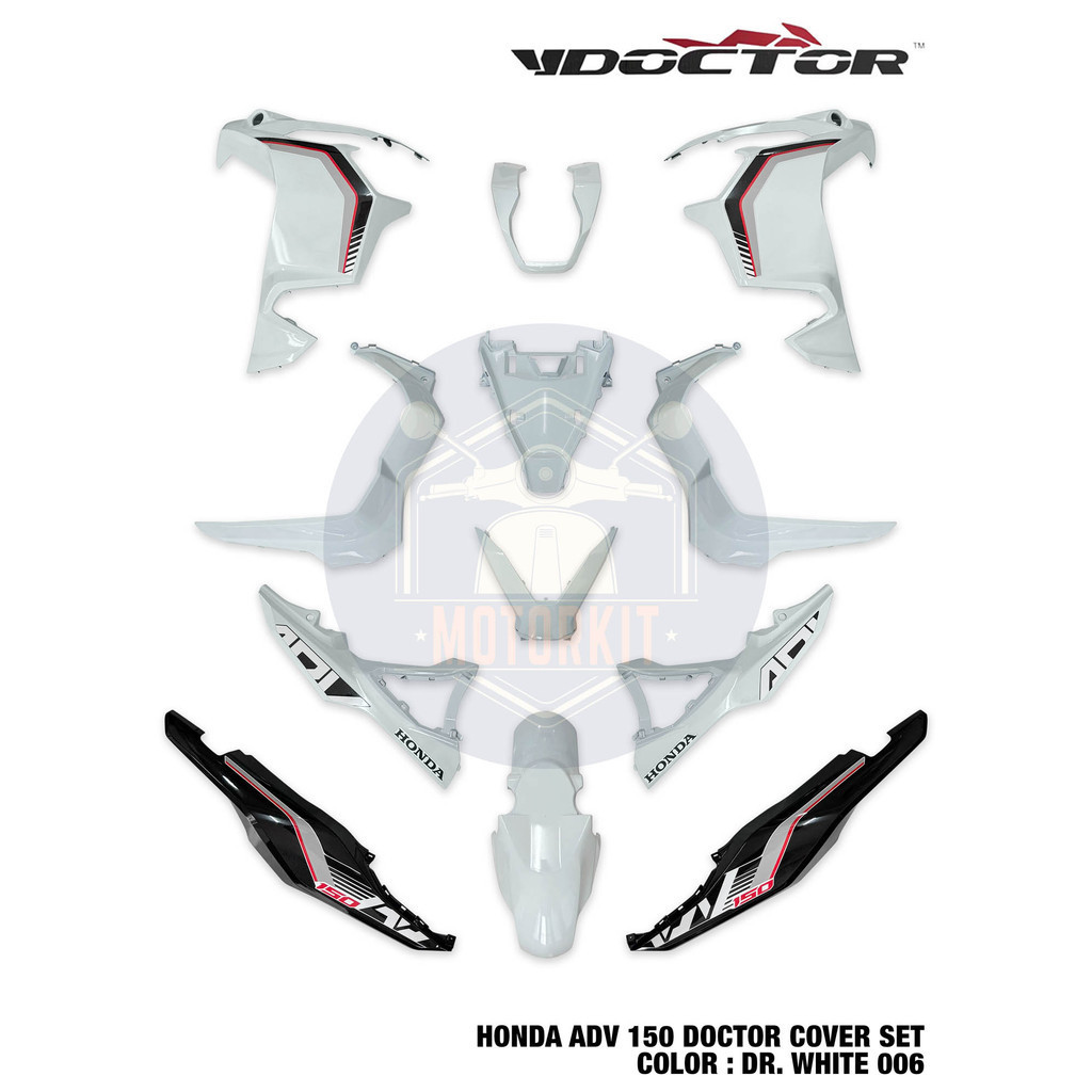 HONDA ADV 150 ADV150 SPECIAL COLOR BODY COVER SET STICKER STRIPE TANAM ...