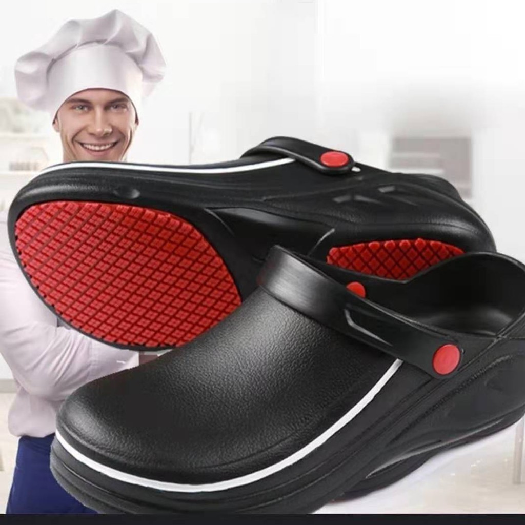 (READY STOCK)Safety Kitchen Clogs (Slip On Resistant) | Shopee Malaysia
