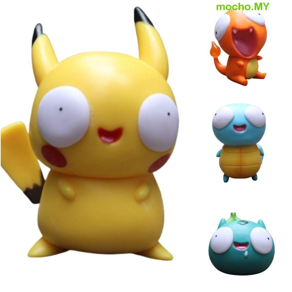 MOCHO Big Eye Pikachu Action Figures, Big Eye Pikachu Figure Toys ...