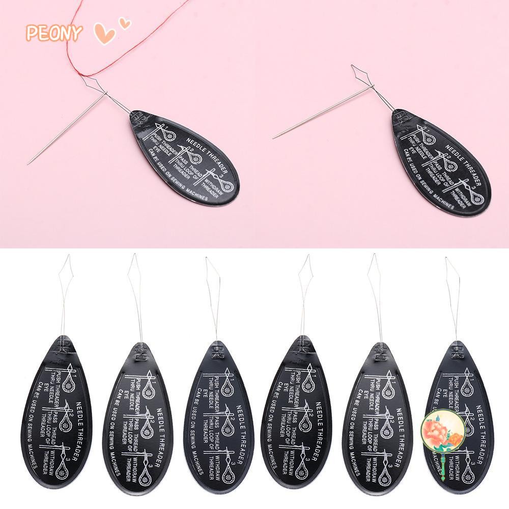 PEONY-HOME 3/6/9pcs Needle Threader Easy Useful Needleswork Sewing ...