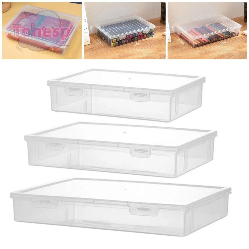TOHESP 1Pcs Document Storage Container, School Home Office Supplies ...