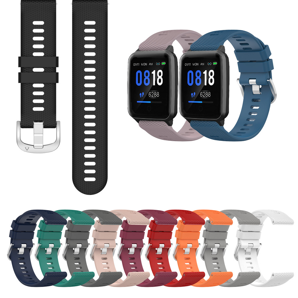 Silicone Strap For AXTRO Fit3 /Actxa Tempo 4C/Actxa Tempo 5C Fit 3 Simple Patterns Candy Colors ...