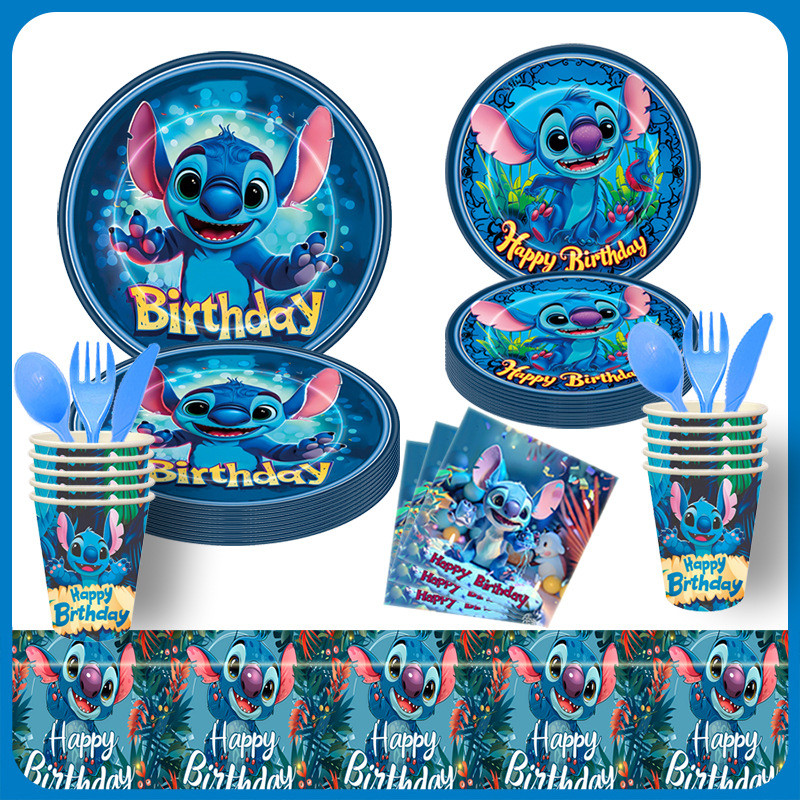 New Stitch Cartoon Children's Party Decoration Lilo and Stitch ...