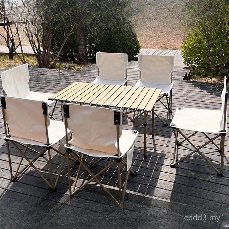 Meja dan kerusi perkhemahan luar set kerusi santai jenis mudah dibawa ...