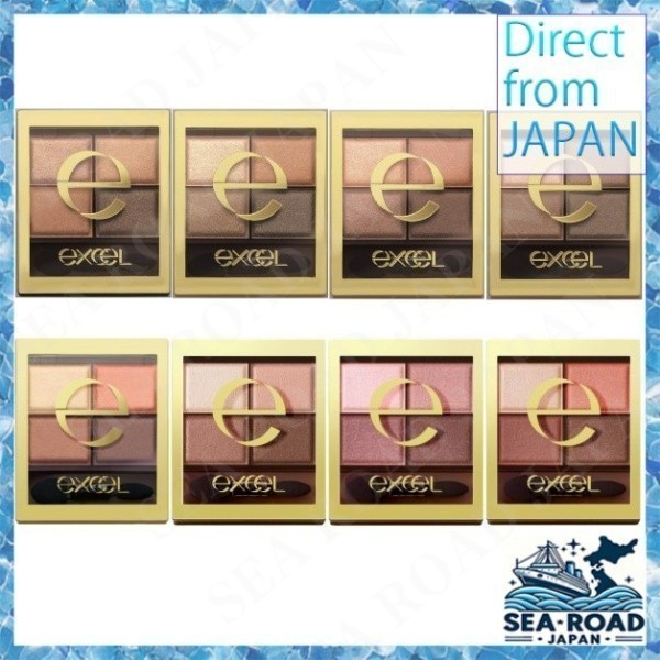 excel Eyeshadow Skinny Rich Shadow 4 Colors Palette | Shopee Malaysia