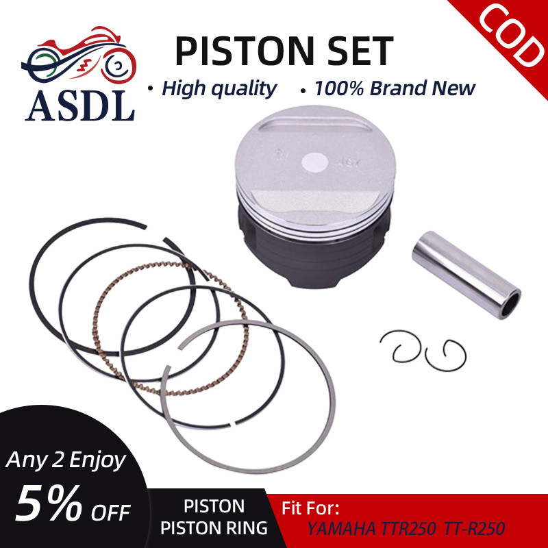 ASDL Motorcycle 73mm 73.25mm 73.5mm 73.75mm 74mm Piston Rings For ...