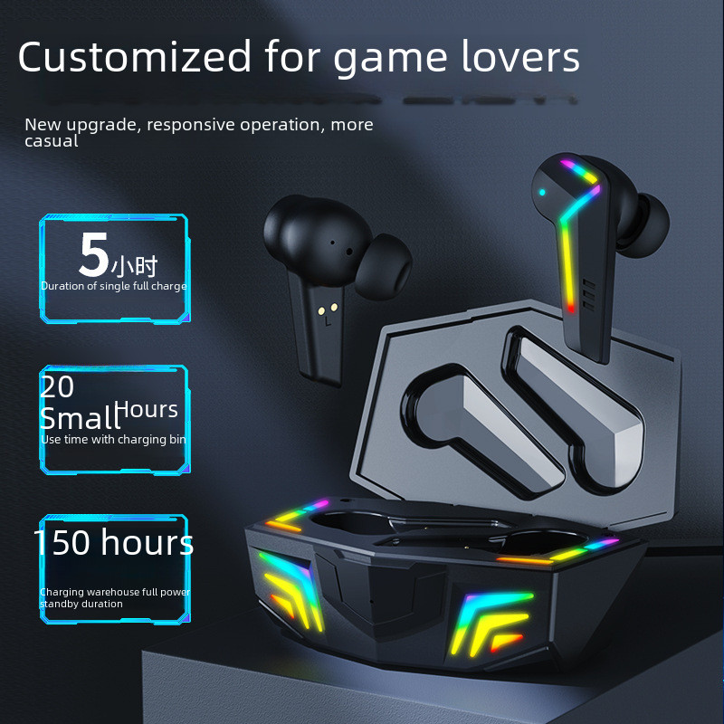 Tws Gaming Bluetooth Headset KINGSTAR Low Latency Gaming Game RGB Light ...