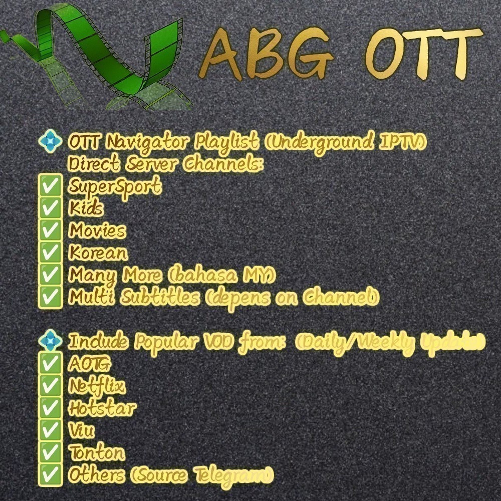 1 / 3 / 6 Month Package ABG OTT Navigator | Shopee Malaysia