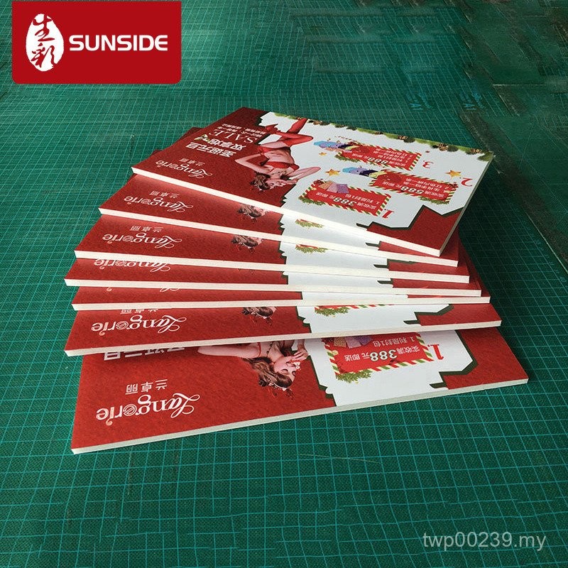 PVC chiffer prop pembuatan panel rata uv inkjet bercorak papan PVC kad ...