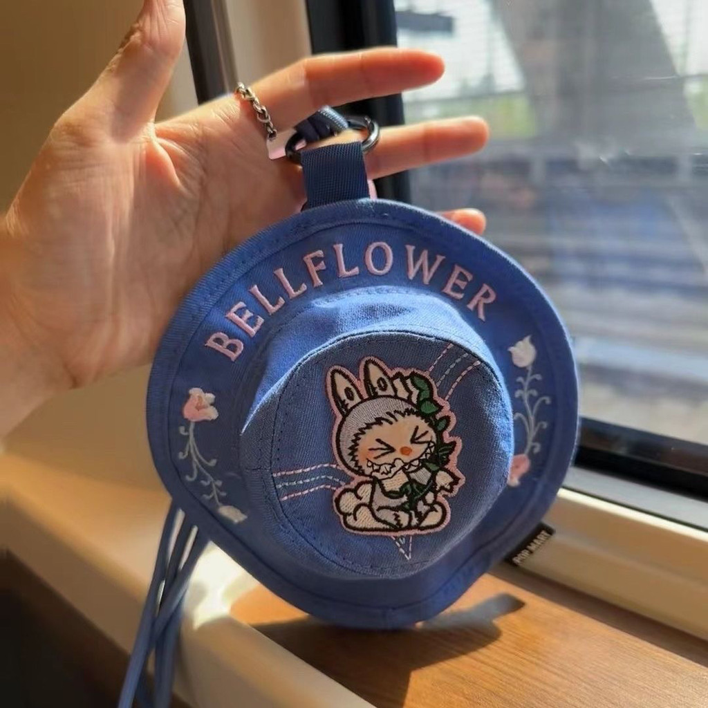 Pop Mart Spring Wild Home Series Labubu Bucket Hat Pouch Shoulder Bag ...