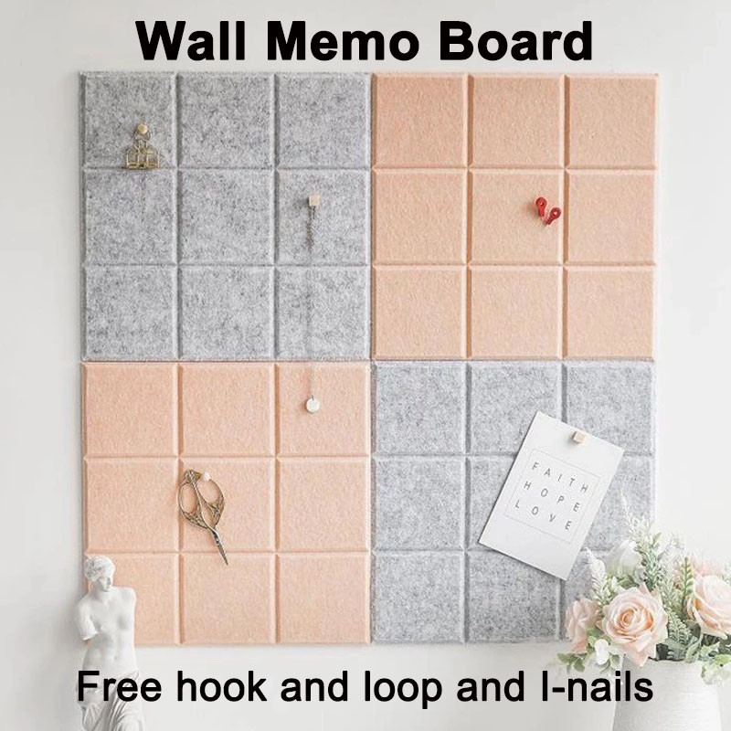 Felt Memo Board Photo Wall Memo Notice Board Soft Self Adhesive Felt ...