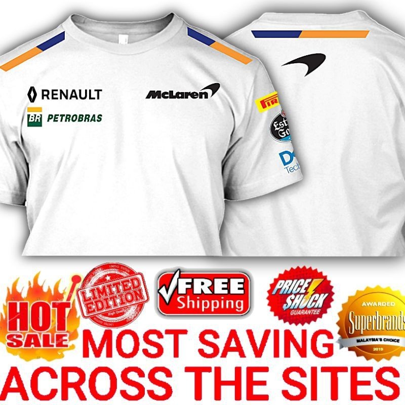 🔥Limited Stock‼️Mclaren Renault F1 Championship Racing Logo Team Driver ...