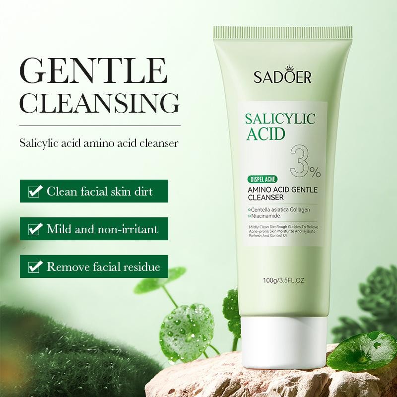 SADOER 3% Salicylic Acid Oil Control Gentle Cleanser 100g | Shopee Malaysia