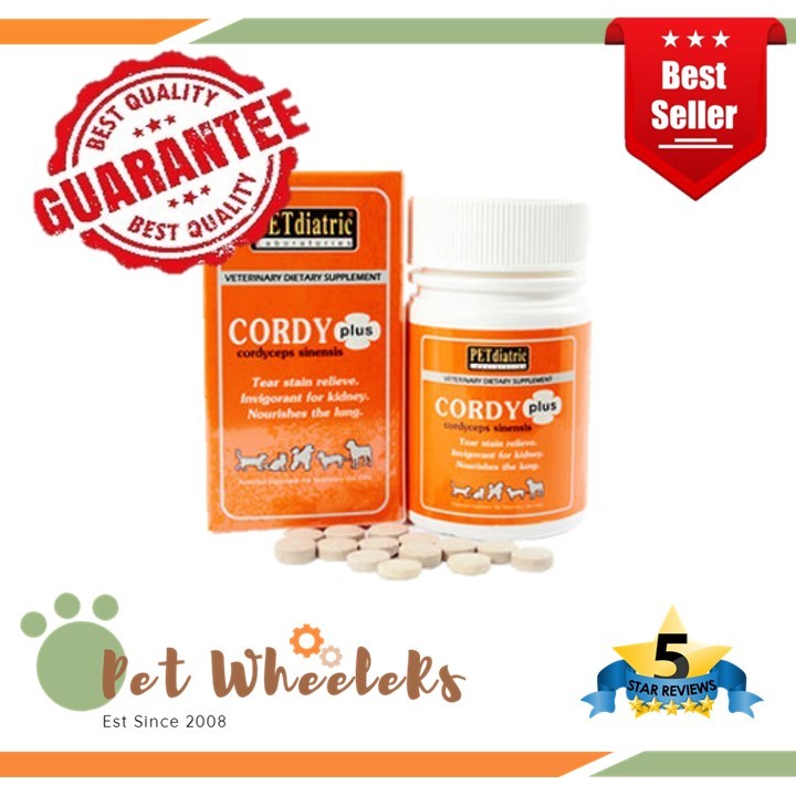 PETdiatric Cordy Plus Lung, Respiratory, Kidney Support Pet Supplement ...