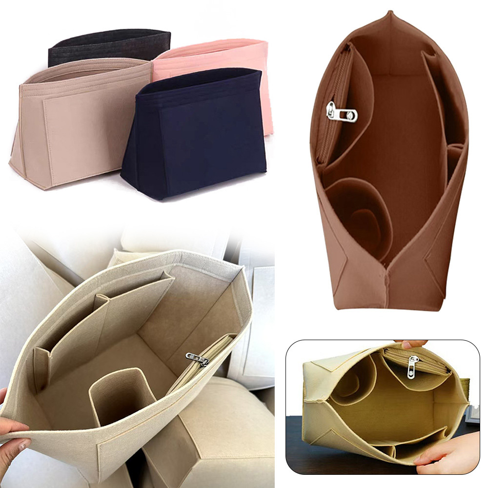 Makeup Handbag Organizer Bag Support Liner Storage Tote Travel Inner ...