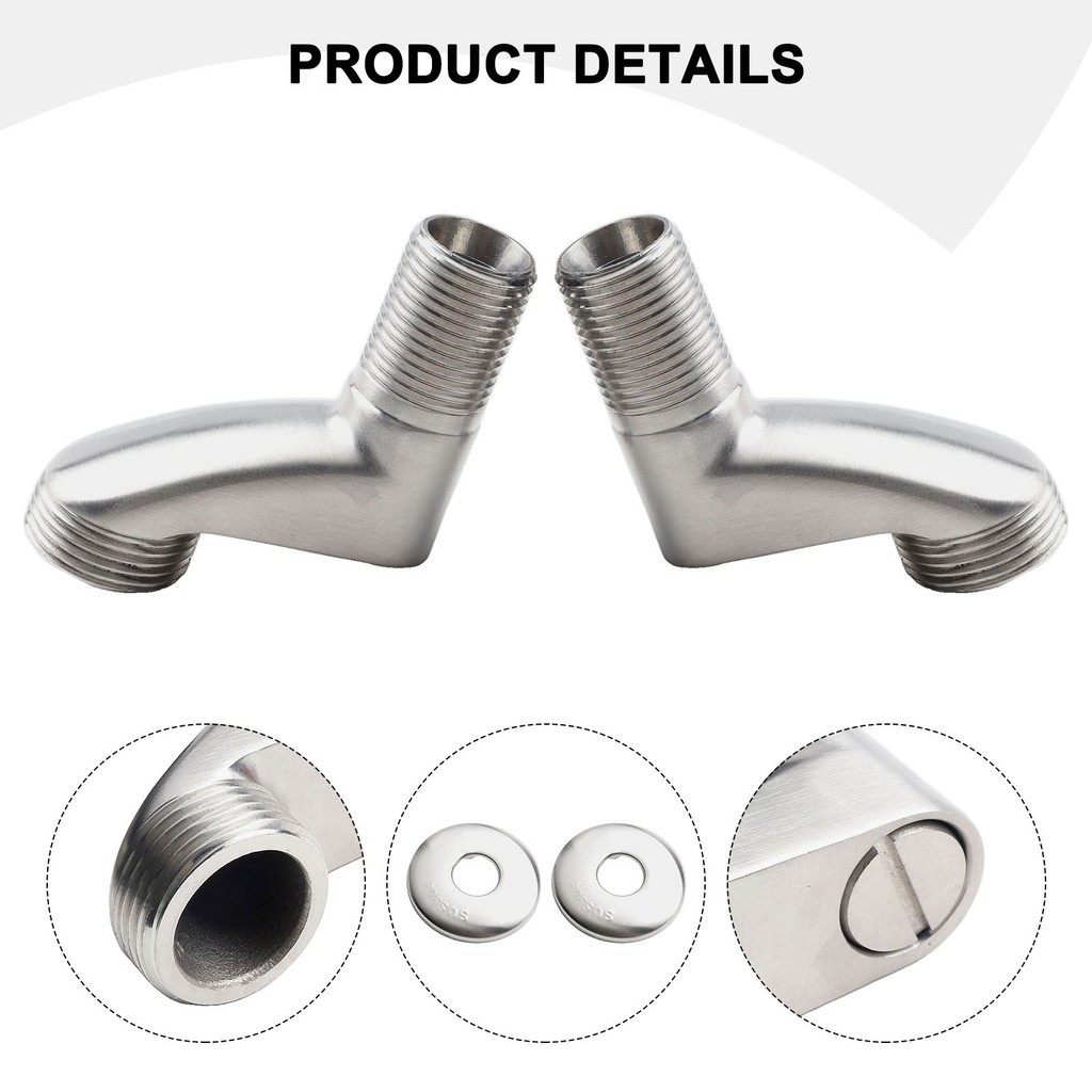 hot| Adjustable Angle Valve Replacement Shower Faucet Adapter Part ...