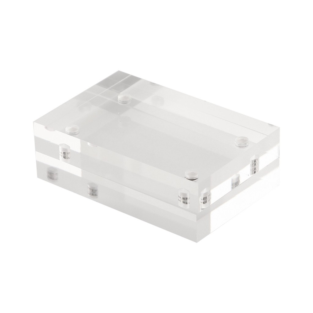Transparent Acrylic Magnetic Photo Picture Frame Poster Display Stand ...