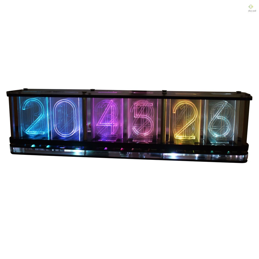 DS3231 Digital LED Alarm Clock Kit with 6-Digit Large Bold Font Display ...
