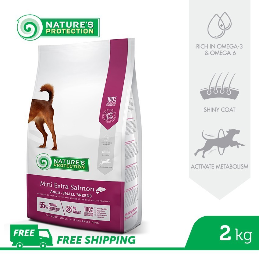 "Mini Extra Salmon" (2KG) · Adult | Small Breed - Dog Dry Food [Super Premium Series] *Nature's ...