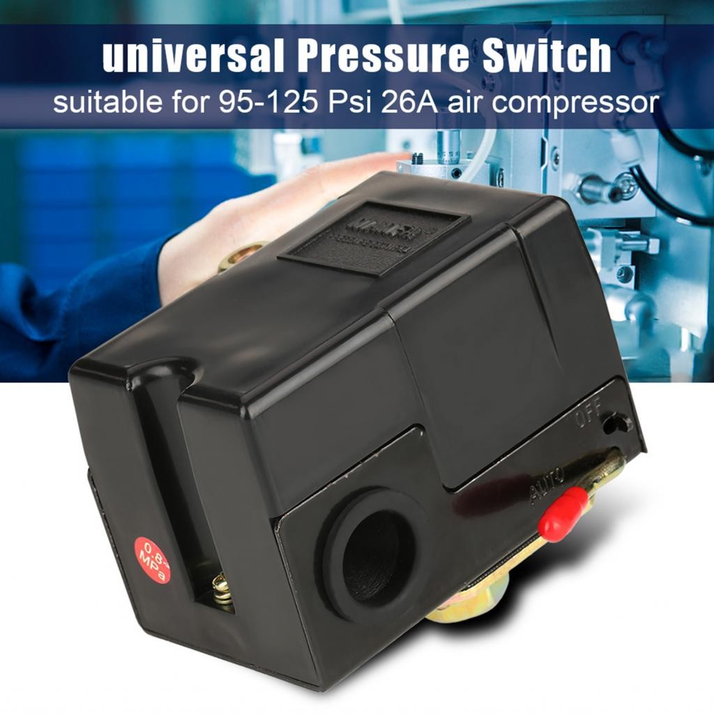 Universal Pressure Switch 95‑125 Psi For Air Compressor Pump Control ...