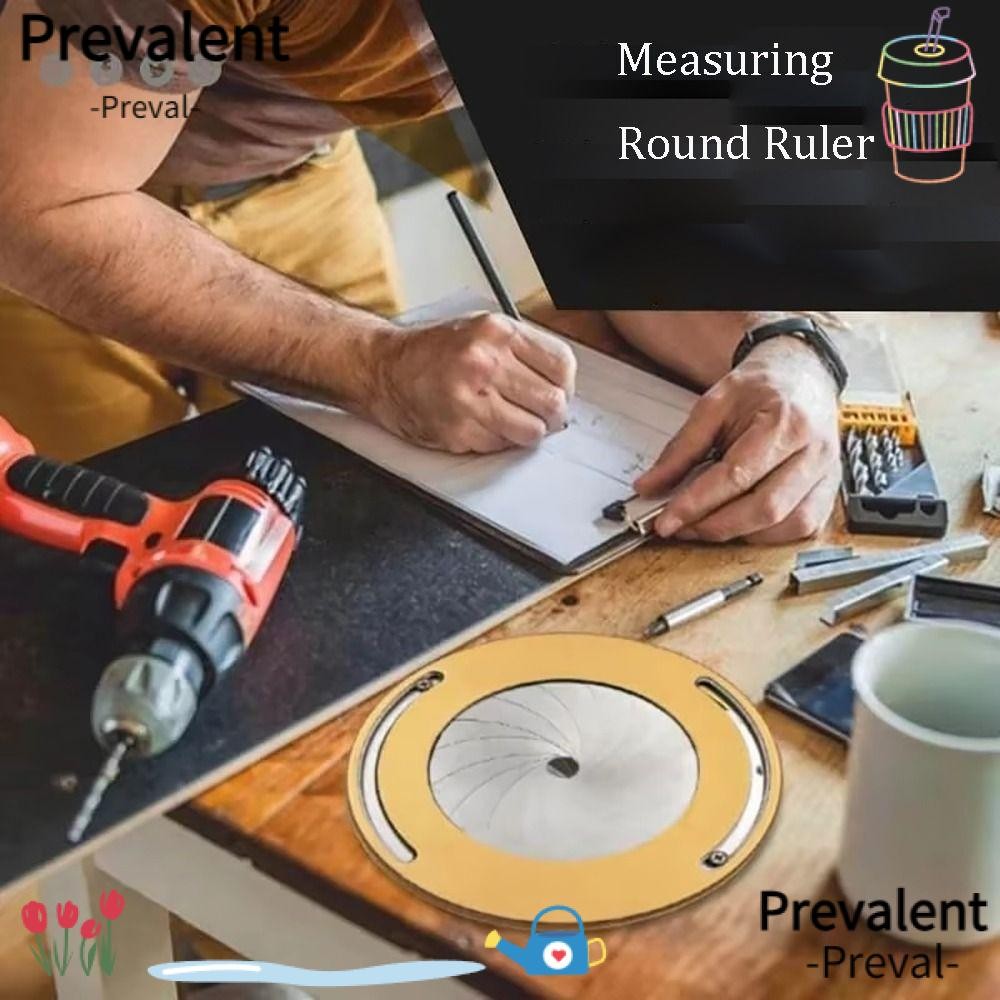 PREVAL Circle Drawing Ruler, Geometric Stencil Plotting Compass ...