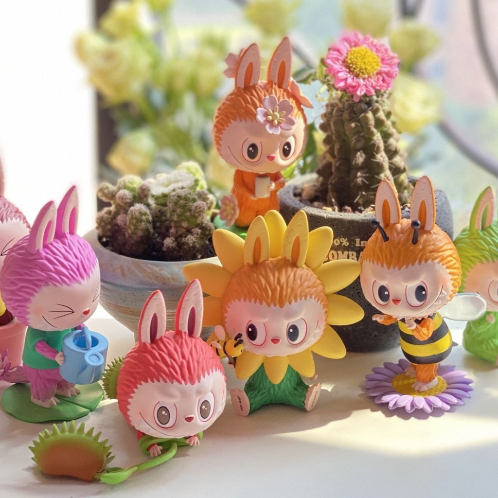 Labubu LABUBU Flower Elf Series Genuine Pop Mart Mystery Box Trendy Toy ...