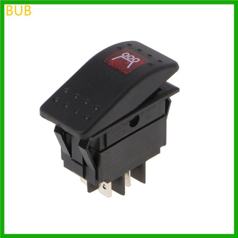 BUB 4 Pin On Power Button Toggle Switch Sockets Control Panel LED Light ...