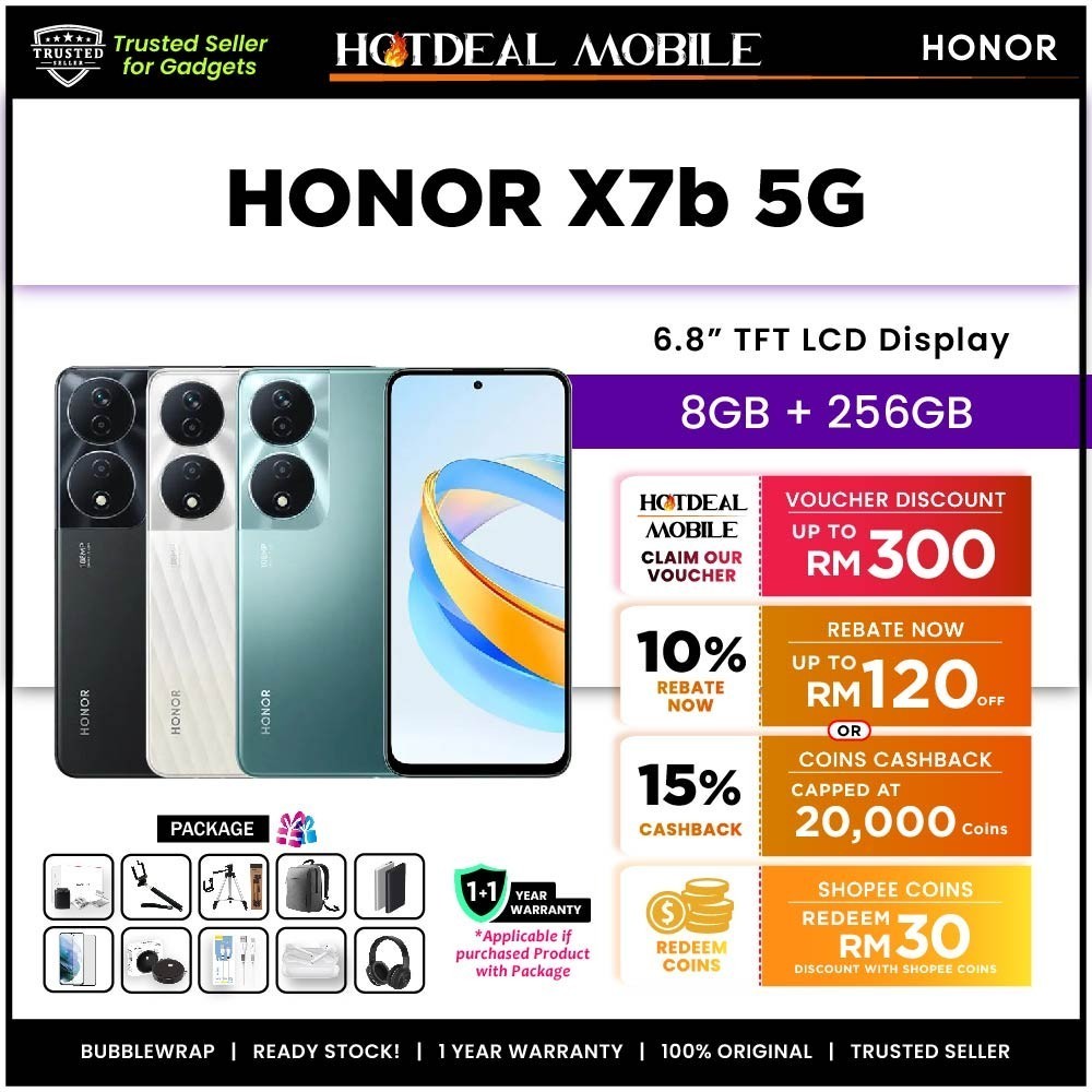 [OFFER] HONOR X7b 5G [8GB RAM 256GB ROM] - Original HONOR Malaysia ...