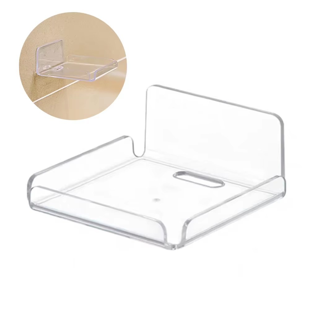 Floating Wall Shelve Acrylic Storage Holders Projector Bracket Free ...