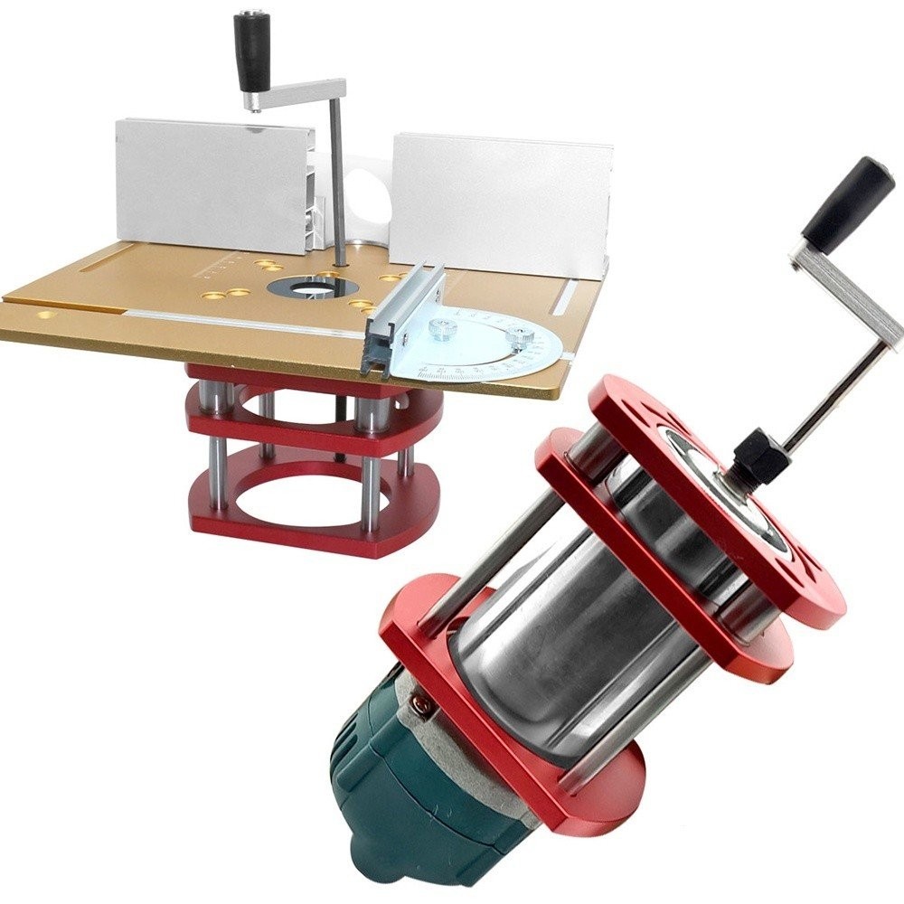 【In stock】Router Lift System And Aluminum Router Table Insert Plate W ...