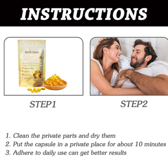 North Moon Prostate Health Capsules Relieve male frontal discomfort ...