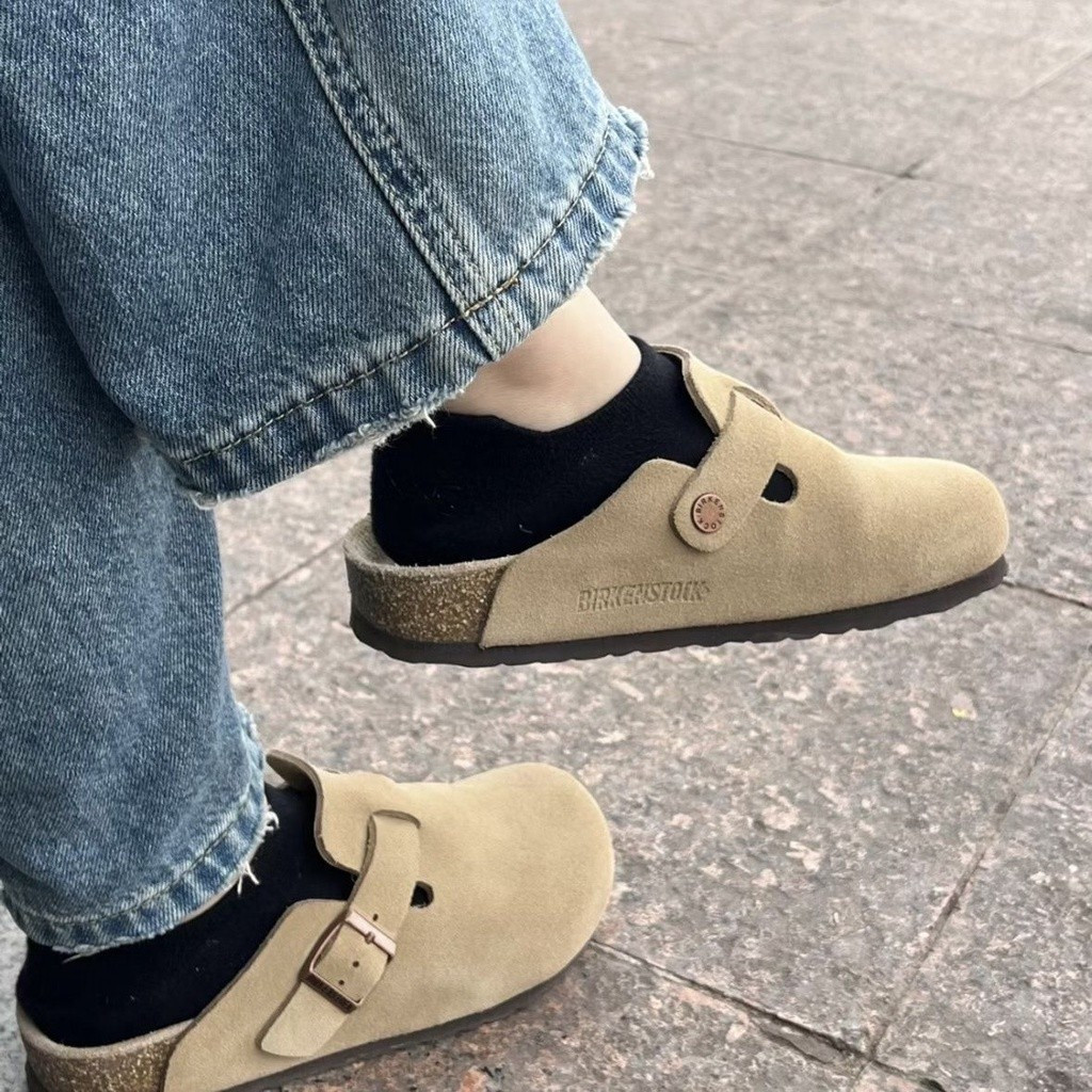 Birken*stock Slippers Birkenstock Boston Baotou Sandals Men Wear ...