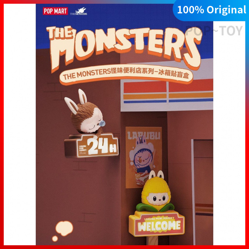 POPMART Labubu THE MONSTERS Wacky Mart Series pop mart labubu refrigerator magnet | Shopee Malaysia