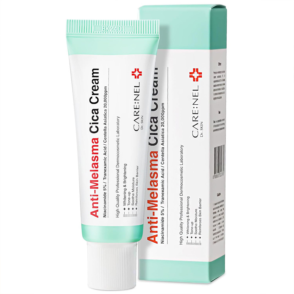 CARENEL CICA Cream Anti-Melasma Centella Asiatica Brightening Toneup ...