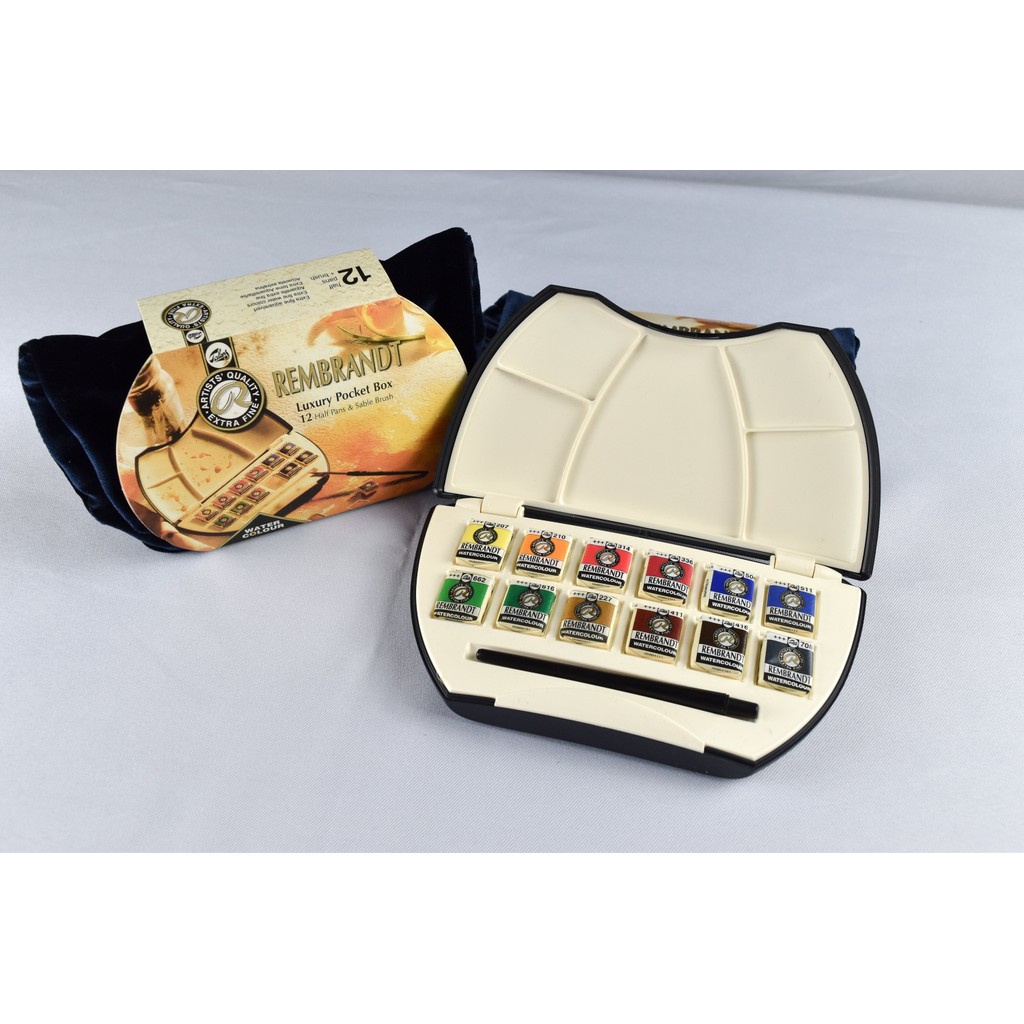 REMBRANDT Luxury Watercolor Pocket Box Set | Shopee Malaysia