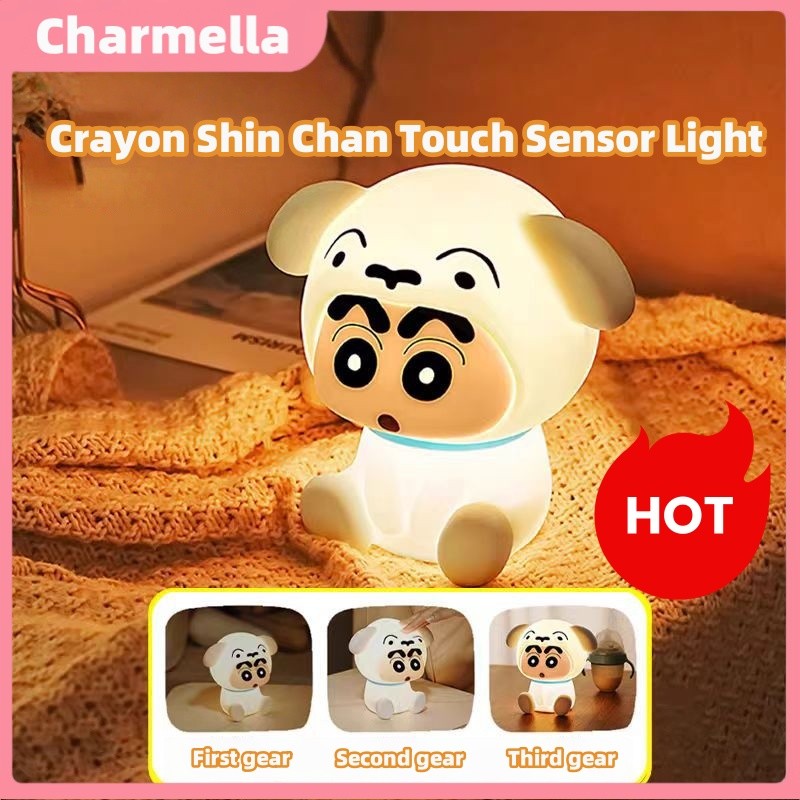 Touch Sense Crayon Shin-Chan Night Light Soft Lamp Kids Sleep Light ...