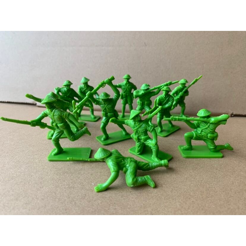 1:32 Scale Plastic Soldier Model British German American Realistic ...