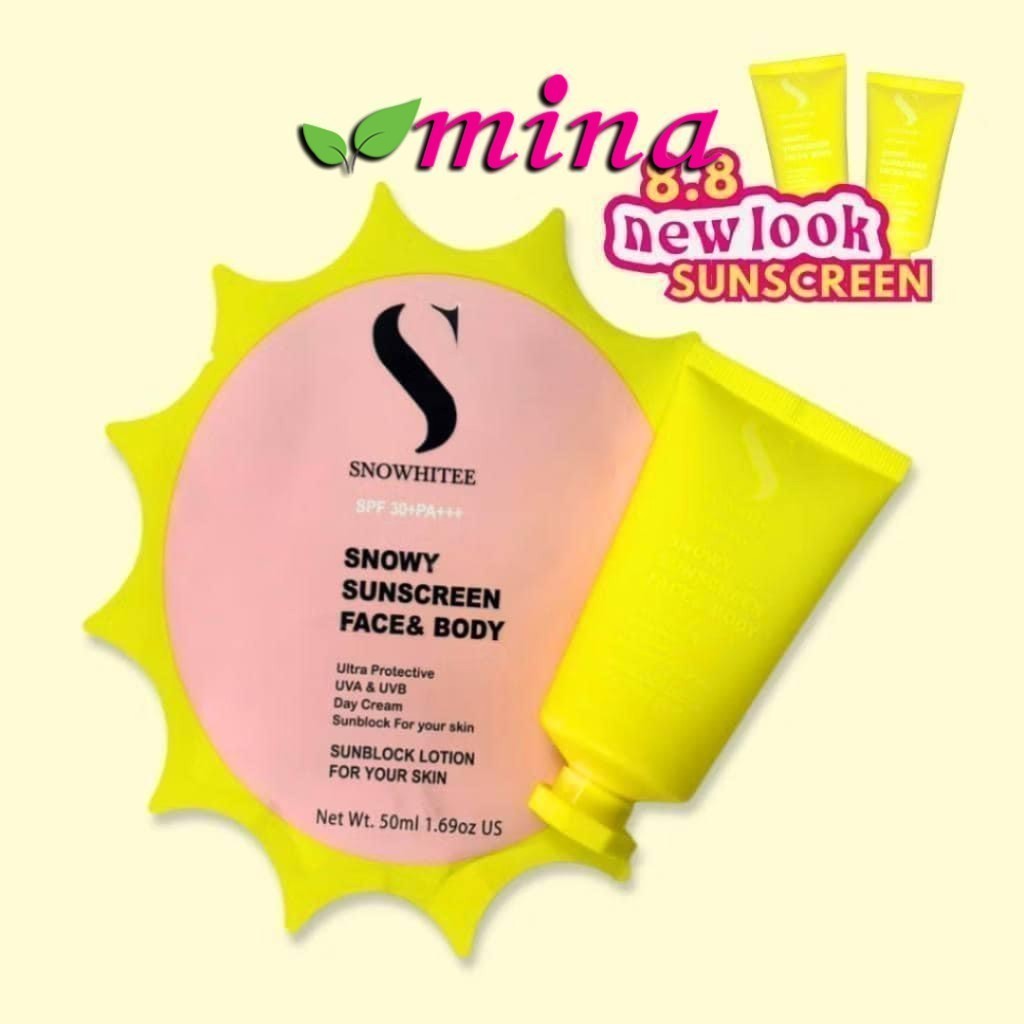SNOWHITEE Snowy Sunscreen 50ml Face Body Shima Beauty Snow White ...