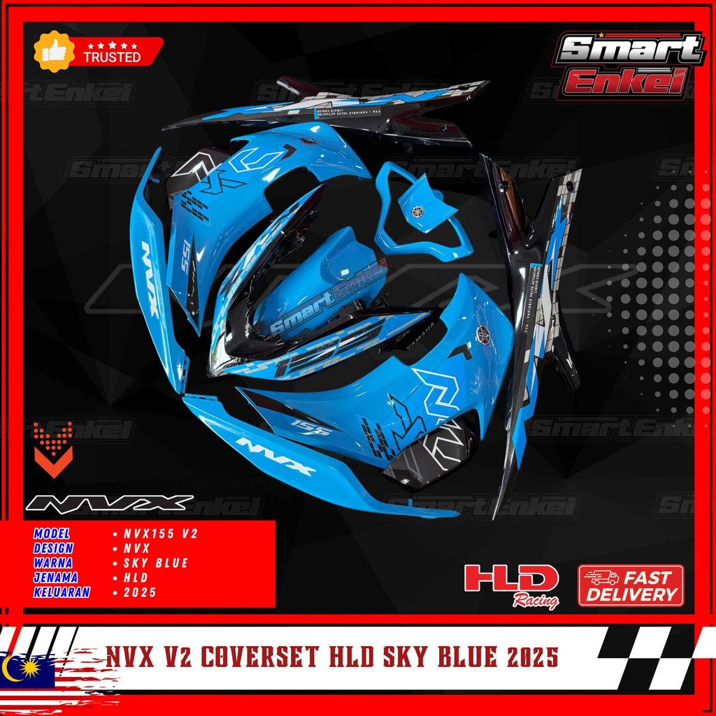 HLD-NVX V2 COVERSET SKY BLUE 2025 HLD | Shopee Malaysia