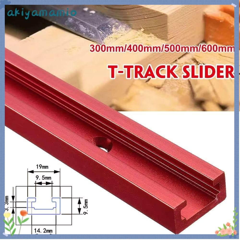 AKIYAMAMIO 1Pcs T-Track, Aluminium Alloy 300-600mm T-Slot Track ...