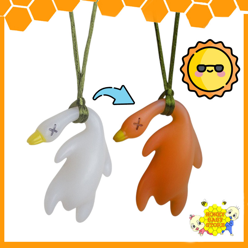 Pelekat Itik Bakar Roast Duck Keychain Pendant Creative Uv Color Change ...