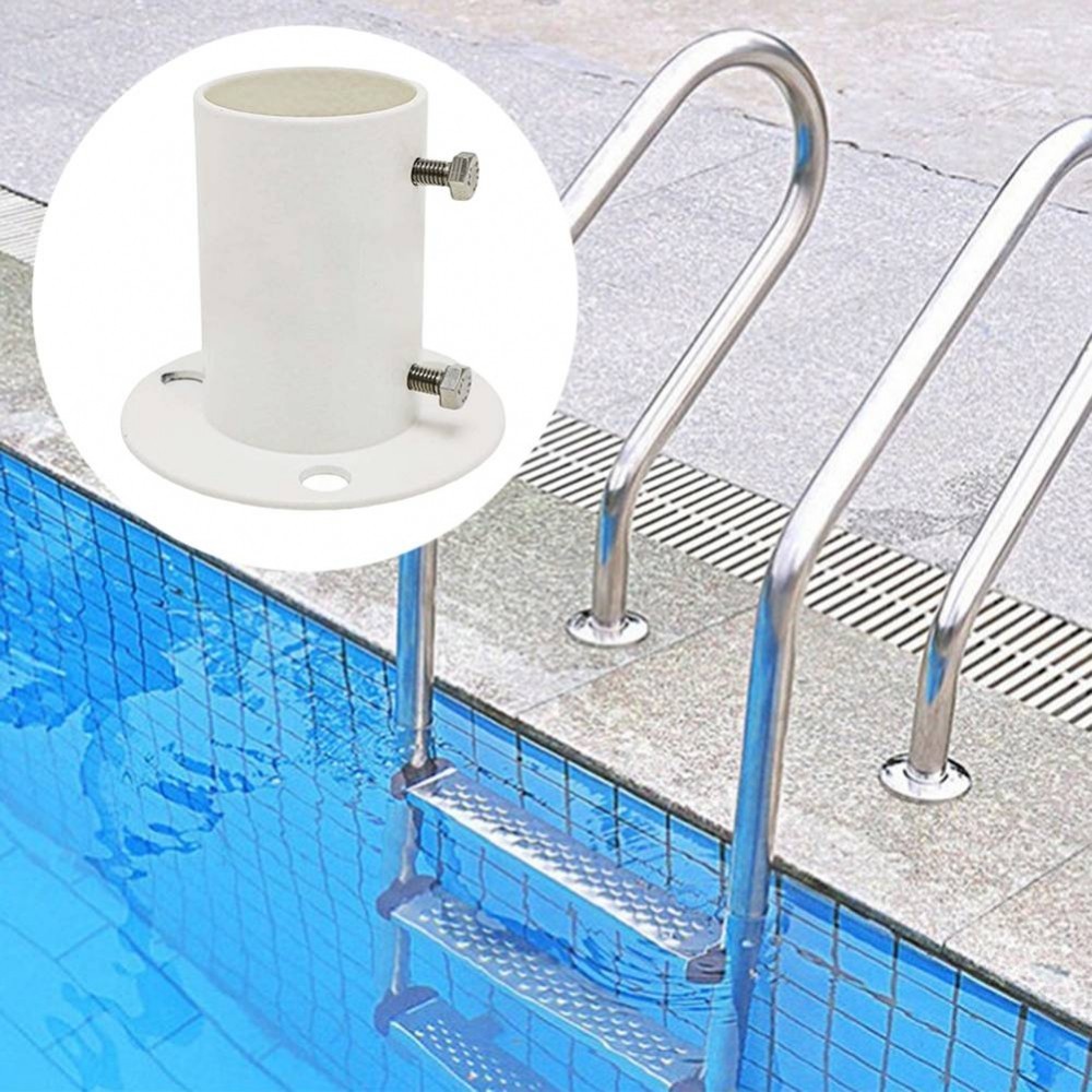 For 1 5 Inch Stainless Steel Pool Deck Flanges Base for Handrail Ladder ...