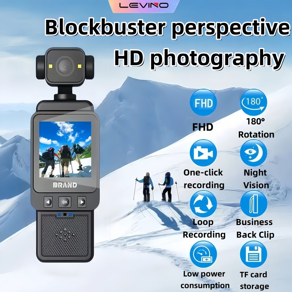 Mini Camera HD 1080 WiFi Pocket Outdoor Sports Video Audio Recorder ...