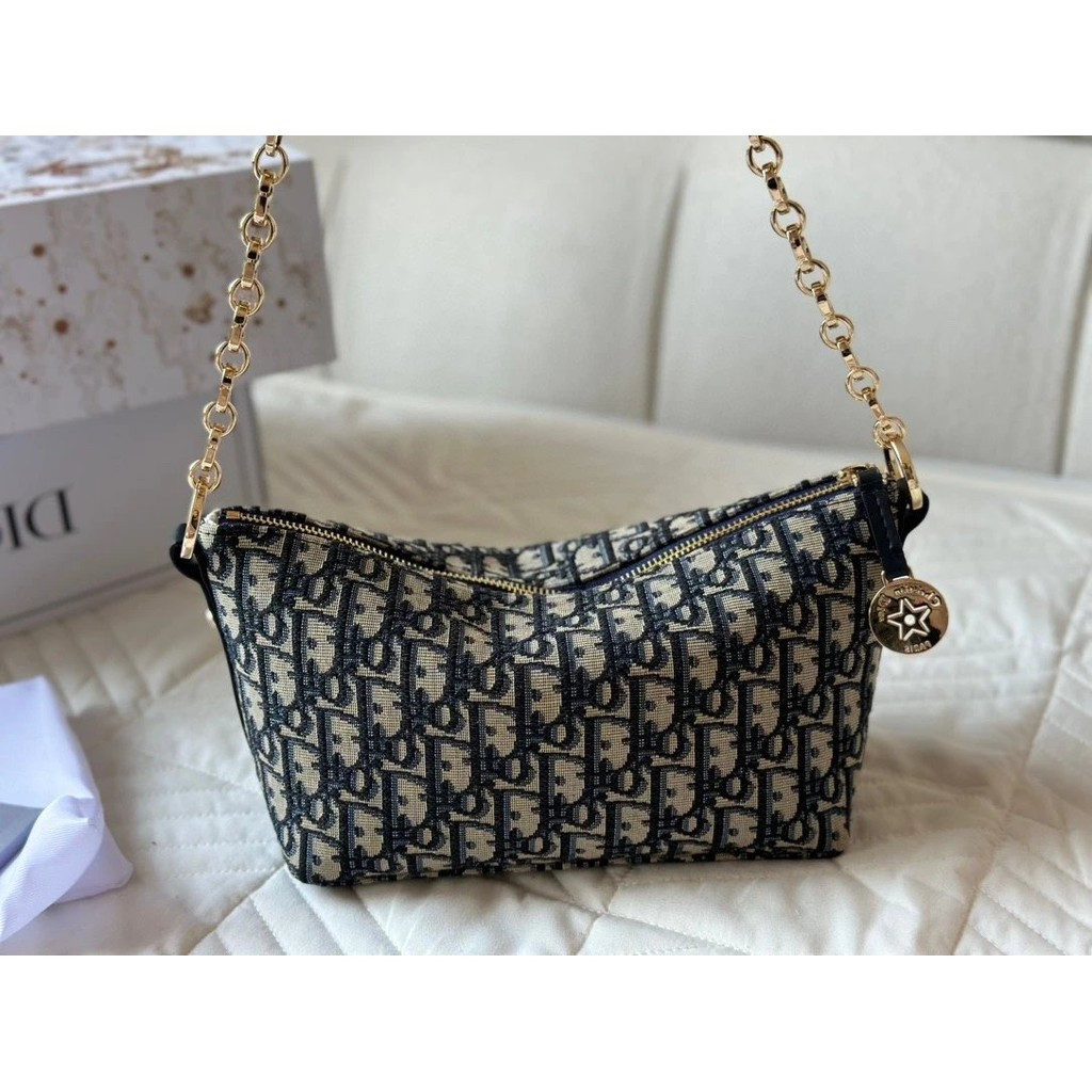 Dior Dior Diorstar Hobo Star Round Decoration Plate Oblique Old Flower ...